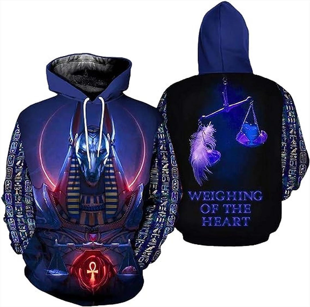 Anubis Blue Nice Sweatshirt Hoodie, Anubis Sweatshirt, Anubis Shirt ...