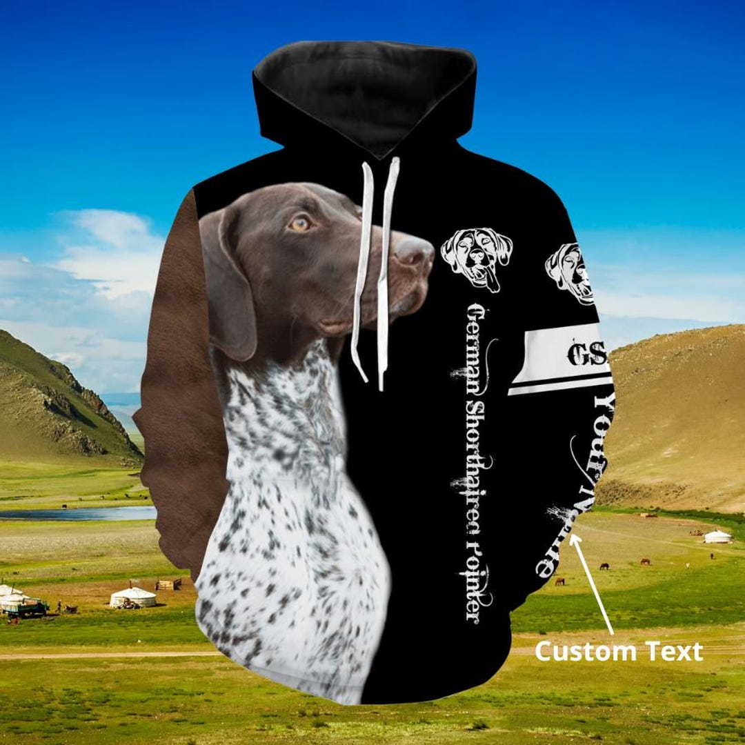German Shorthaired Pointer Custom Name 3D All Over Printed Shirts ...