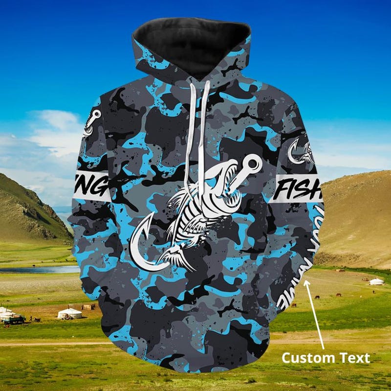 3d Fishing Hoodies - Etsy