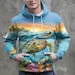 Unisex Sea Turtle Sweatshirt Hoodie, Turtle Hoodie, Turtle Sweatshirt ...
