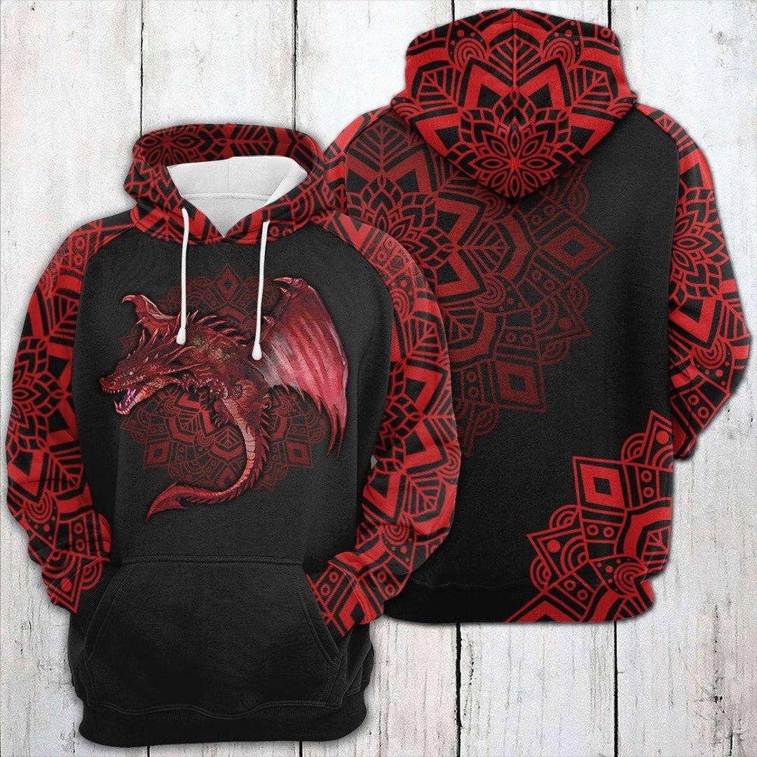 Unisex Novelty Dragon Hoodie, Dragon Lover Sweatshirt, Dragon Gift ...