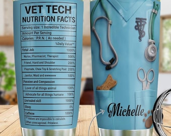 Vet Tech Tumbler - Etsy