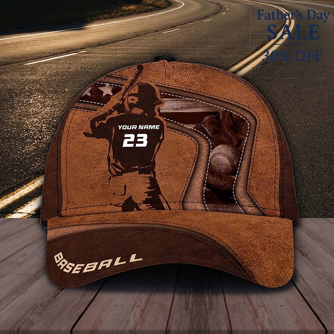 Custom Baseball Cap With Name & Number – Personalized Gift for Son ...