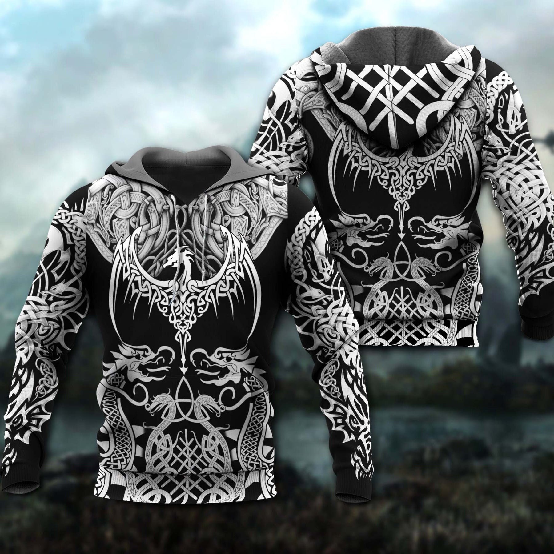 Classic Viking Sweatshirt Hoodie Viking Hoodie Viking - Etsy