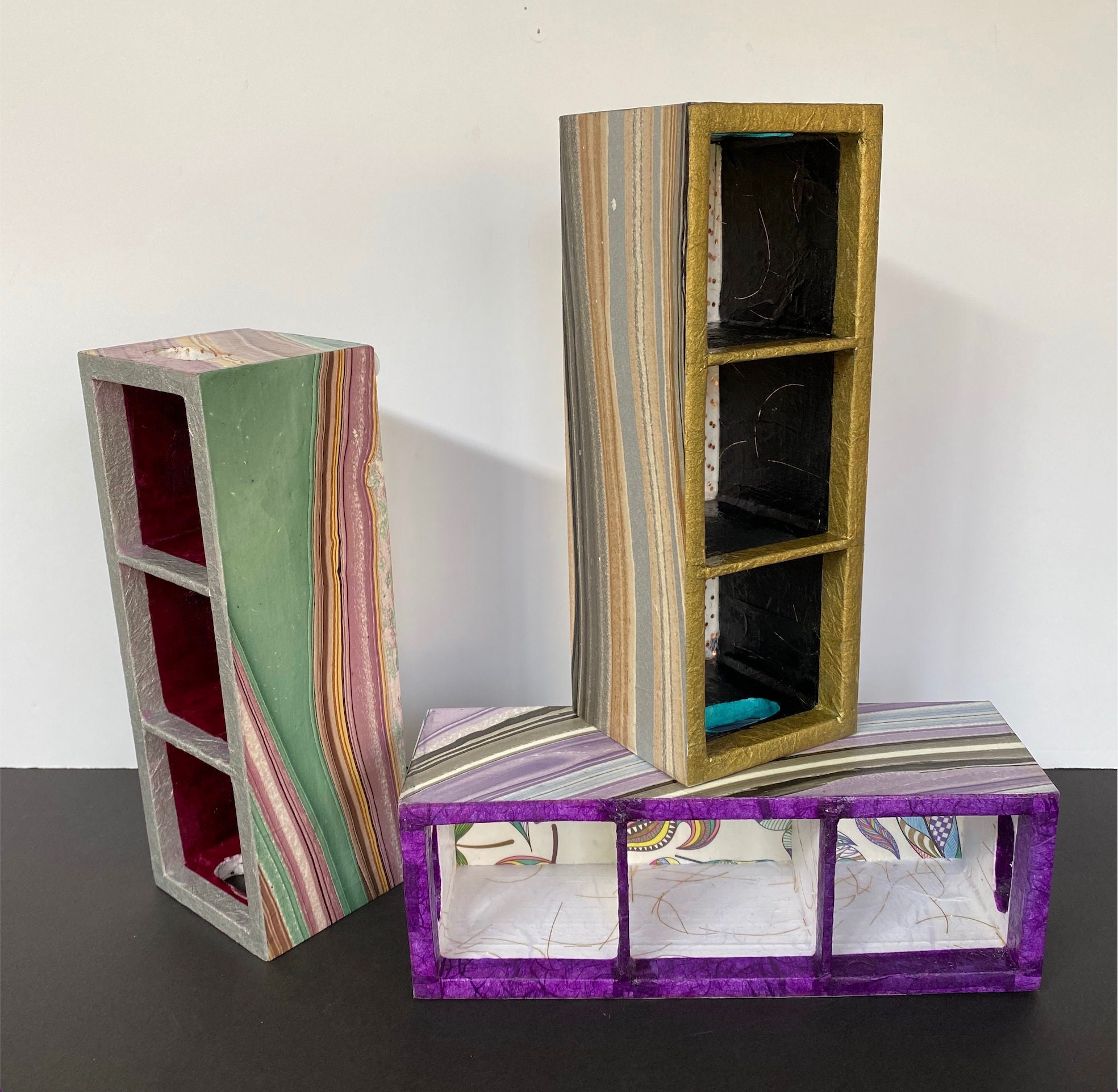 Collage Paper Decoupage Rectangular Wooden Box 9.5x3.25x3.25 - Etsy España