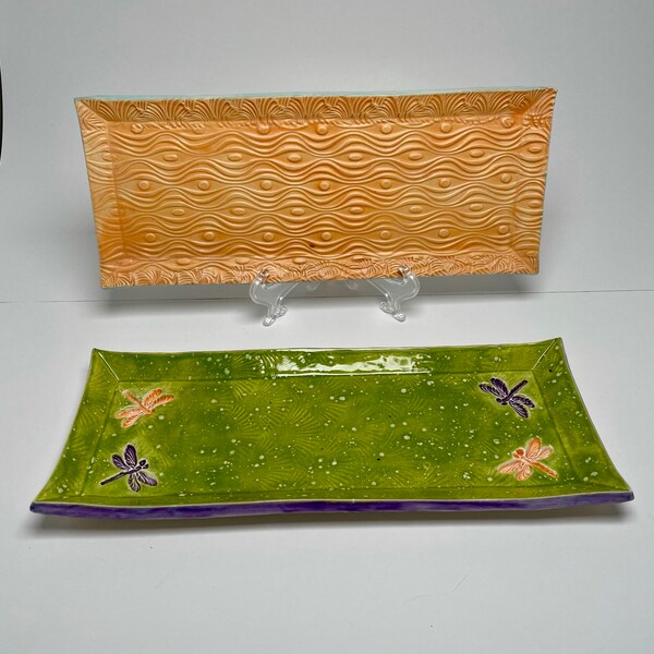 Ceramic Tray Rectangular - Etsy