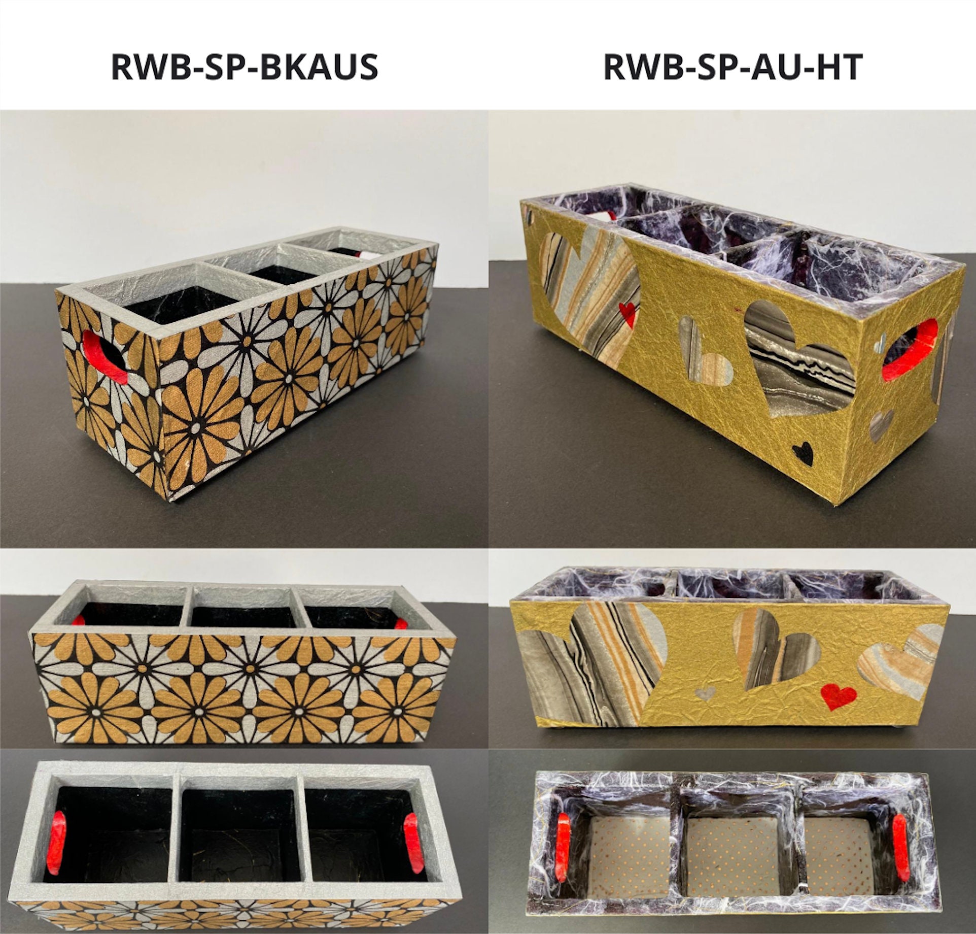 Collage Paper Decoupage Rectangular Wooden Box 9.5x3.25x3.25 - Etsy España