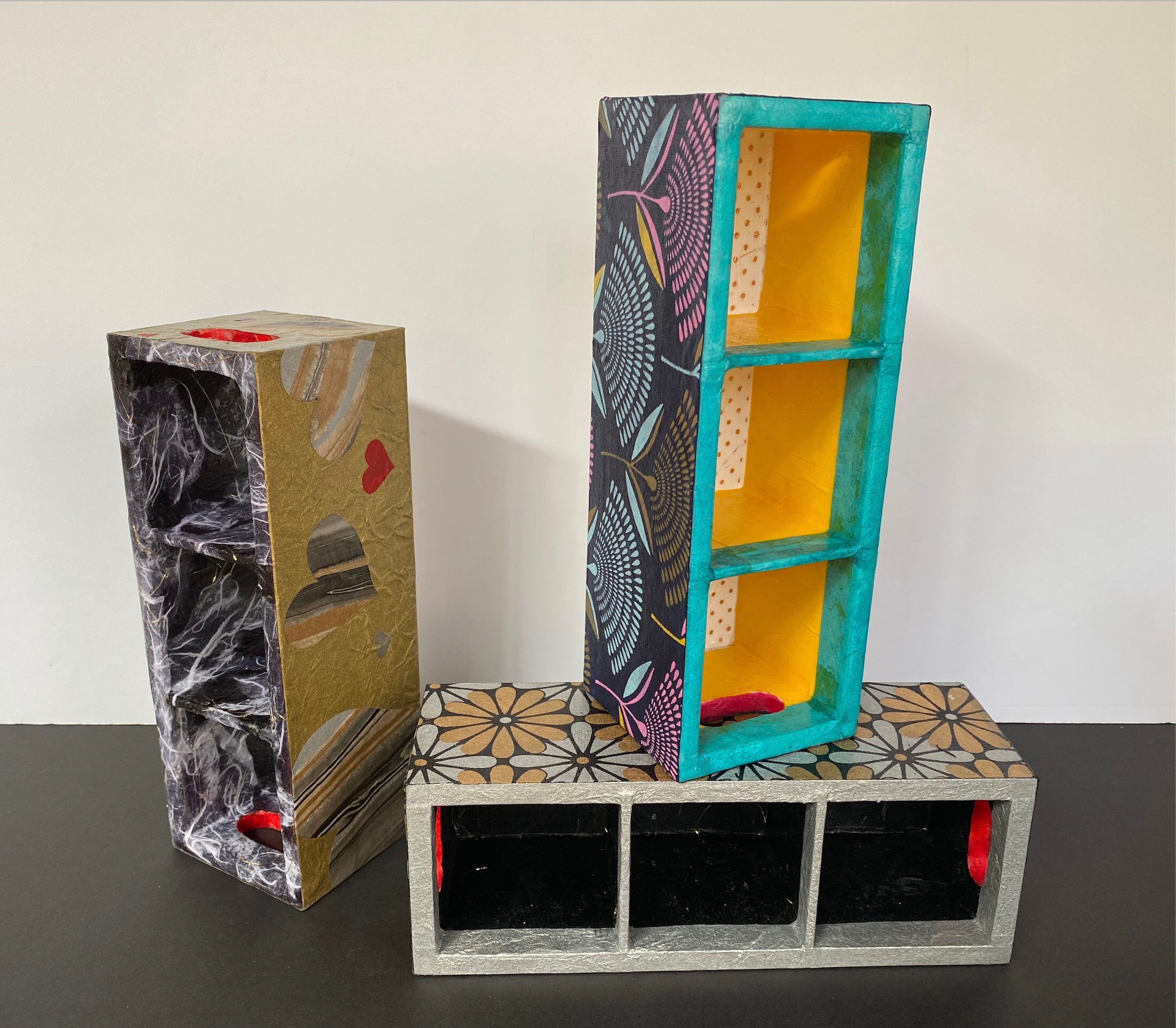 Collage Paper Decoupage Rectangular Wooden Box 9.5x3.25x3.25 - Etsy España