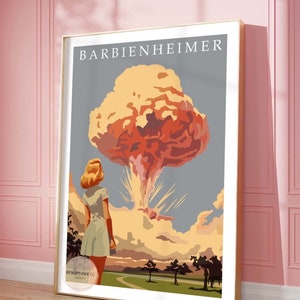 Barbienheimer, Barbie, Oppenheimer, Digital Poster - Etsy UK