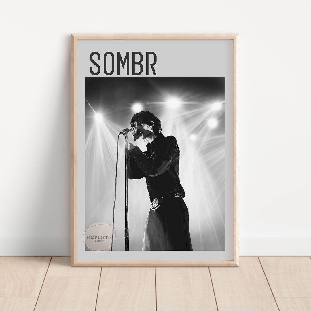 Sombr Concert Poster: Live Music Fan Art (digital Download) - Etsy
