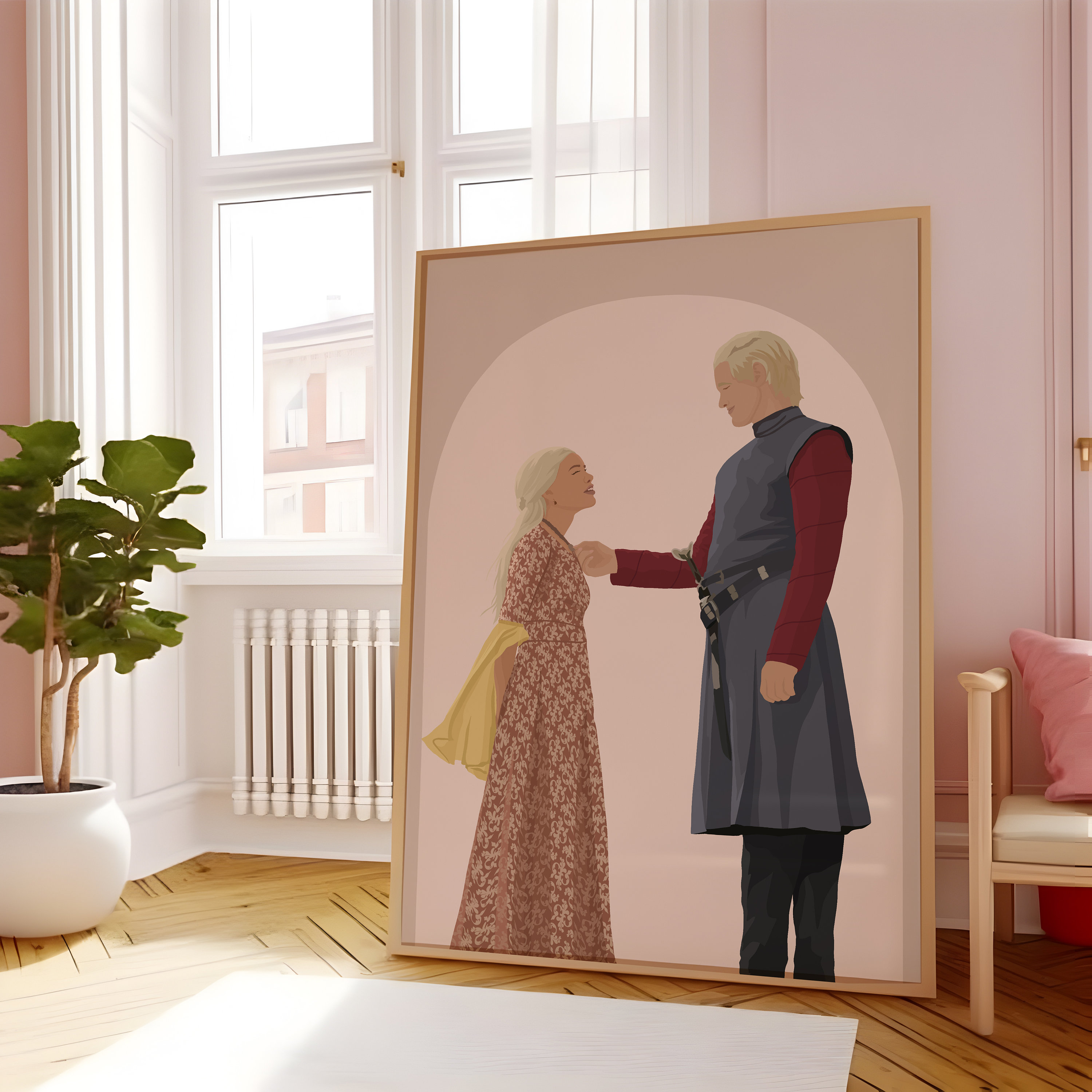 Rhaenyra Daemon Targaryen Wedding Poster - Etsy