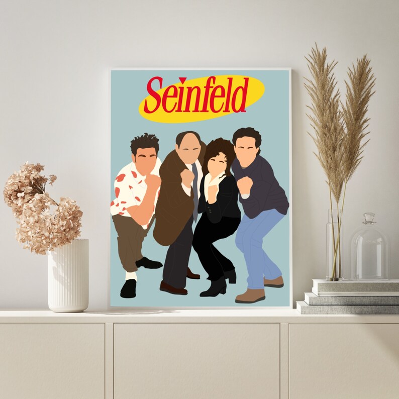 Seinfeld TV Show Sitcom Digital Print Printable Wall Art | Etsy