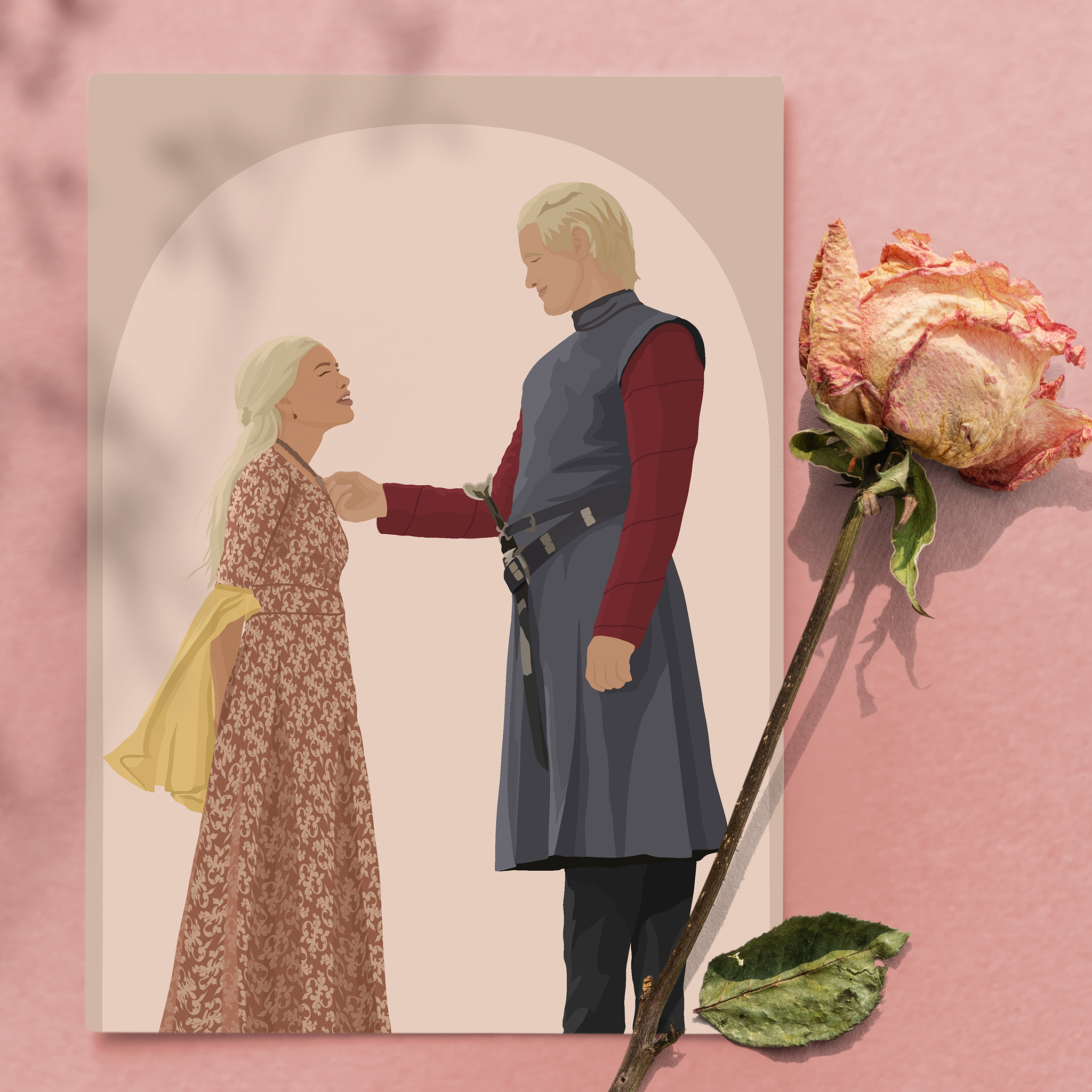Rhaenyra Daemon Targaryen Wedding Poster - Etsy