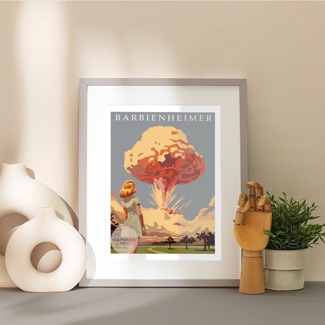 Barbienheimer, Barbie, Oppenheimer, Digital Poster - Etsy UK