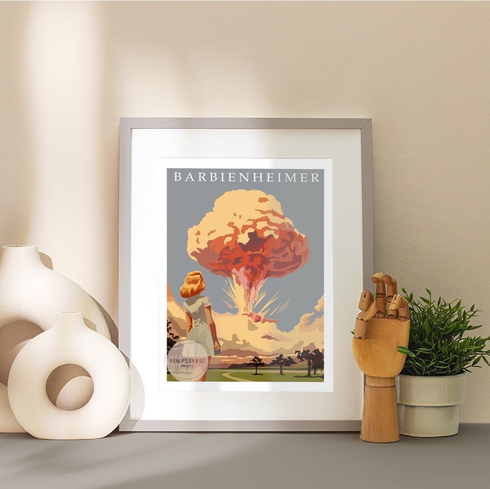 Barbienheimer, Barbie, Oppenheimer, Digital Poster - Etsy UK