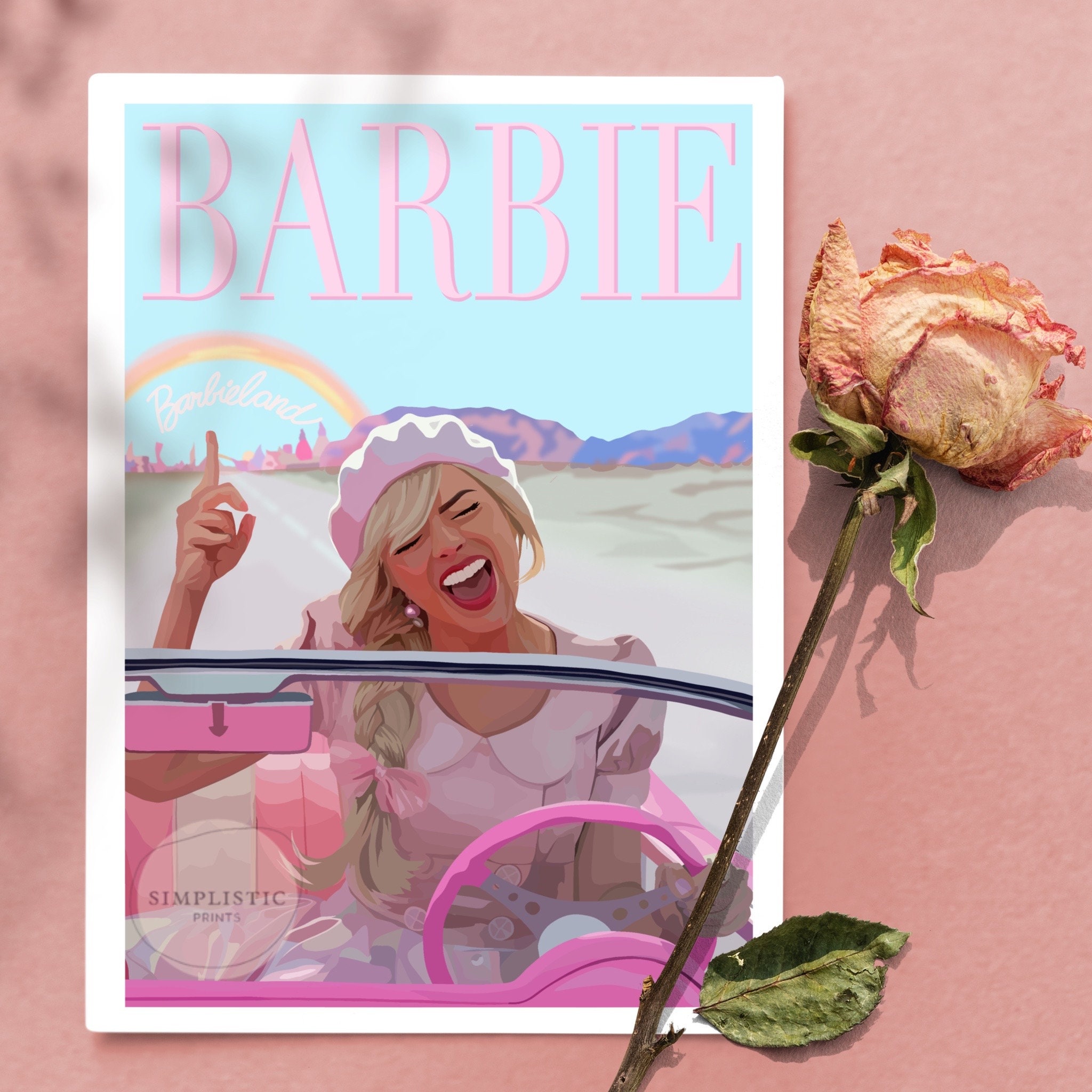 Barbie Movie, Margot Robbie Barbie Poster