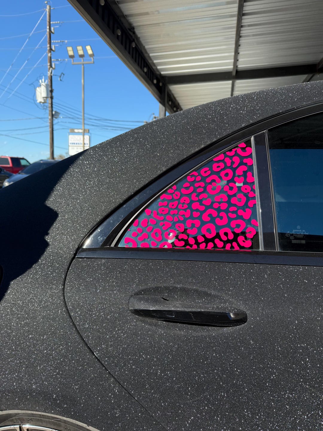Cheetah Print Car Decal | Rear Window Vinyl Sticker - Etsy