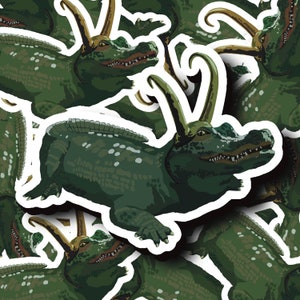 Alligator Loki Sticker, Loki Series Sticker, Loki Variant Sticker - Etsy