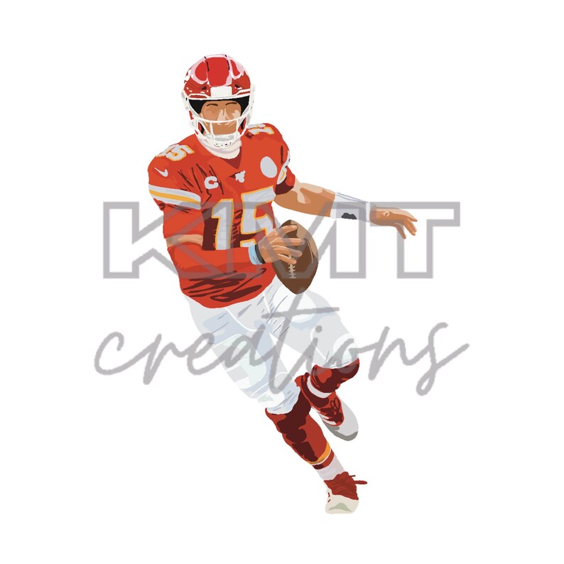 Patrick Mahomes Sticker NFL Player Sticker Kansa City Chiefs - Etsy
