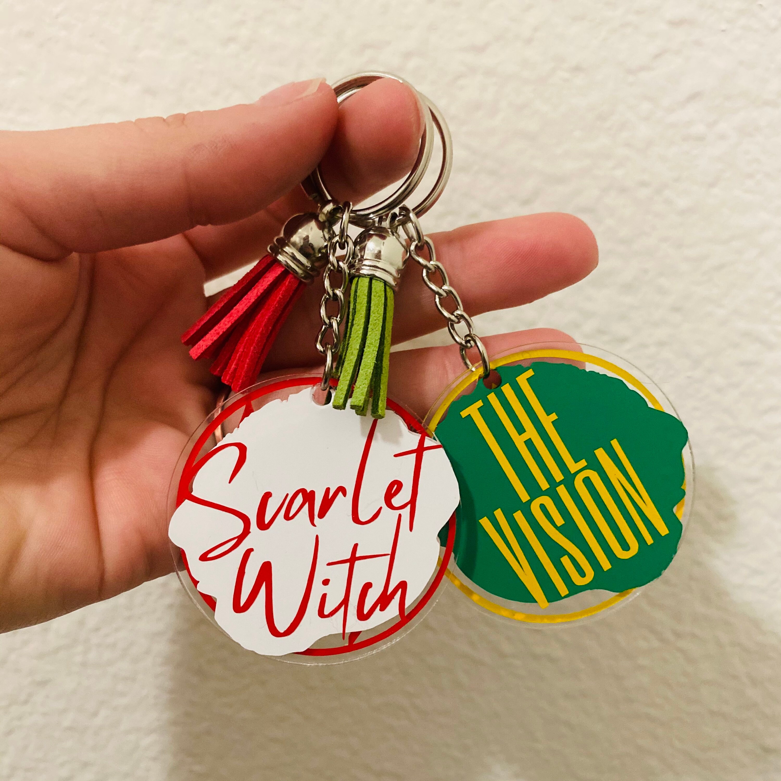 Marvel Superhero Keychains Double Sided Superhero Keychain | Etsy