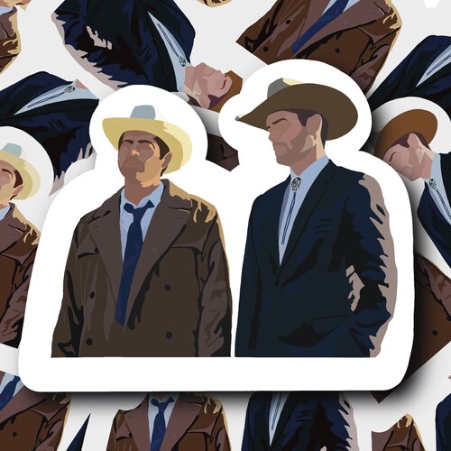 Supernatural Dean and Castiel Sticker - Etsy