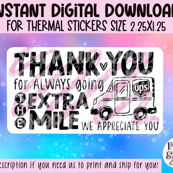 Thank You Thermal Printer - Etsy