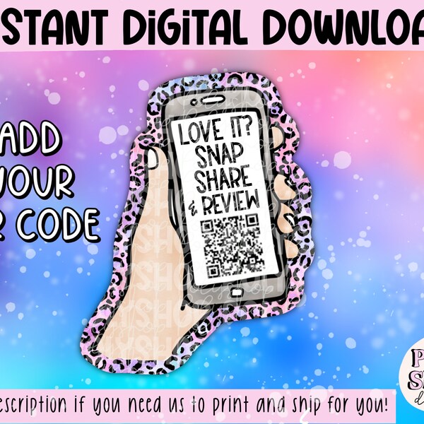 Thank You Qr Code Sticker - Etsy