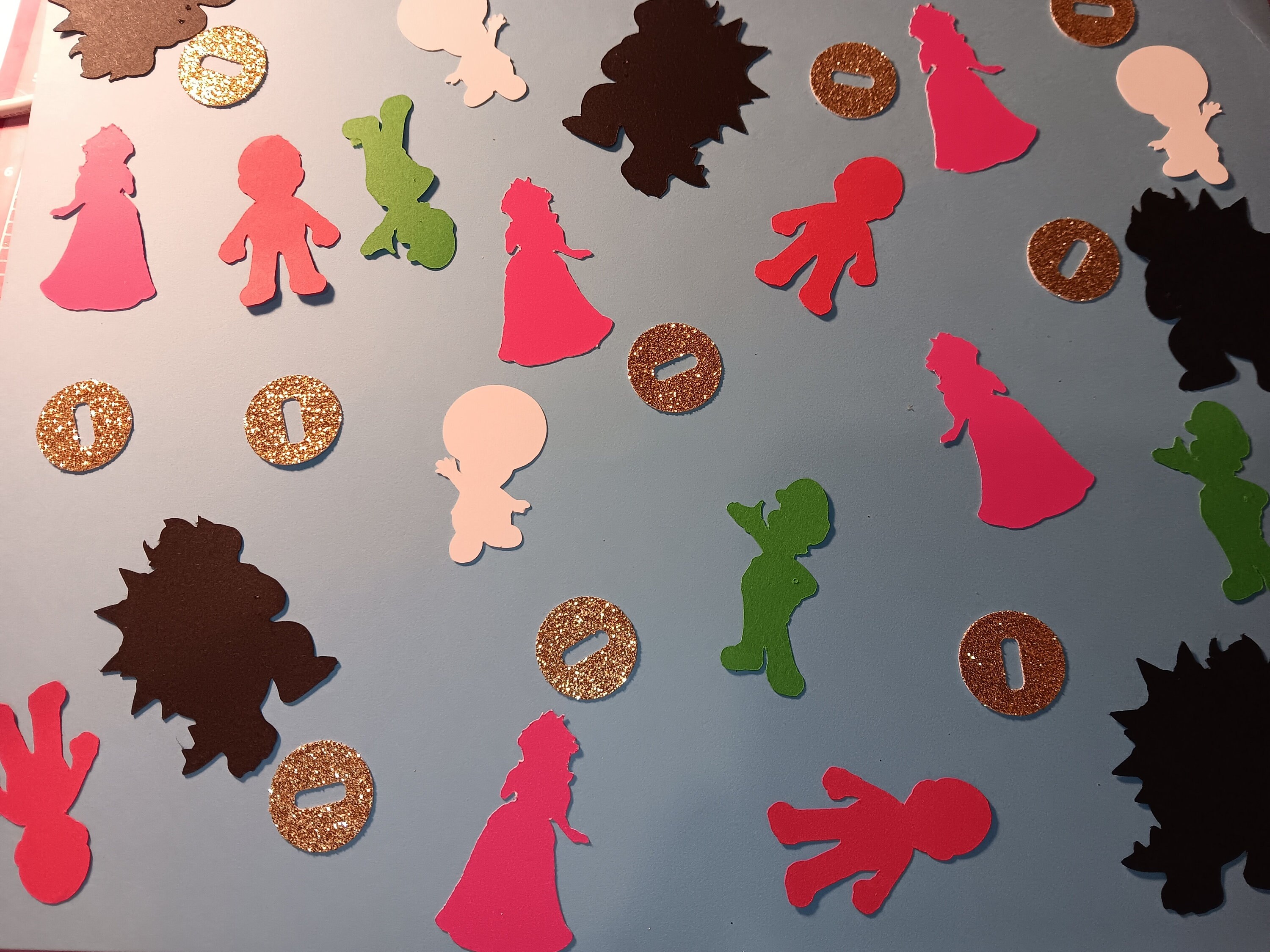 Mario Party Confetti/ Mario Party Table Decoration/free Shipping - Etsy