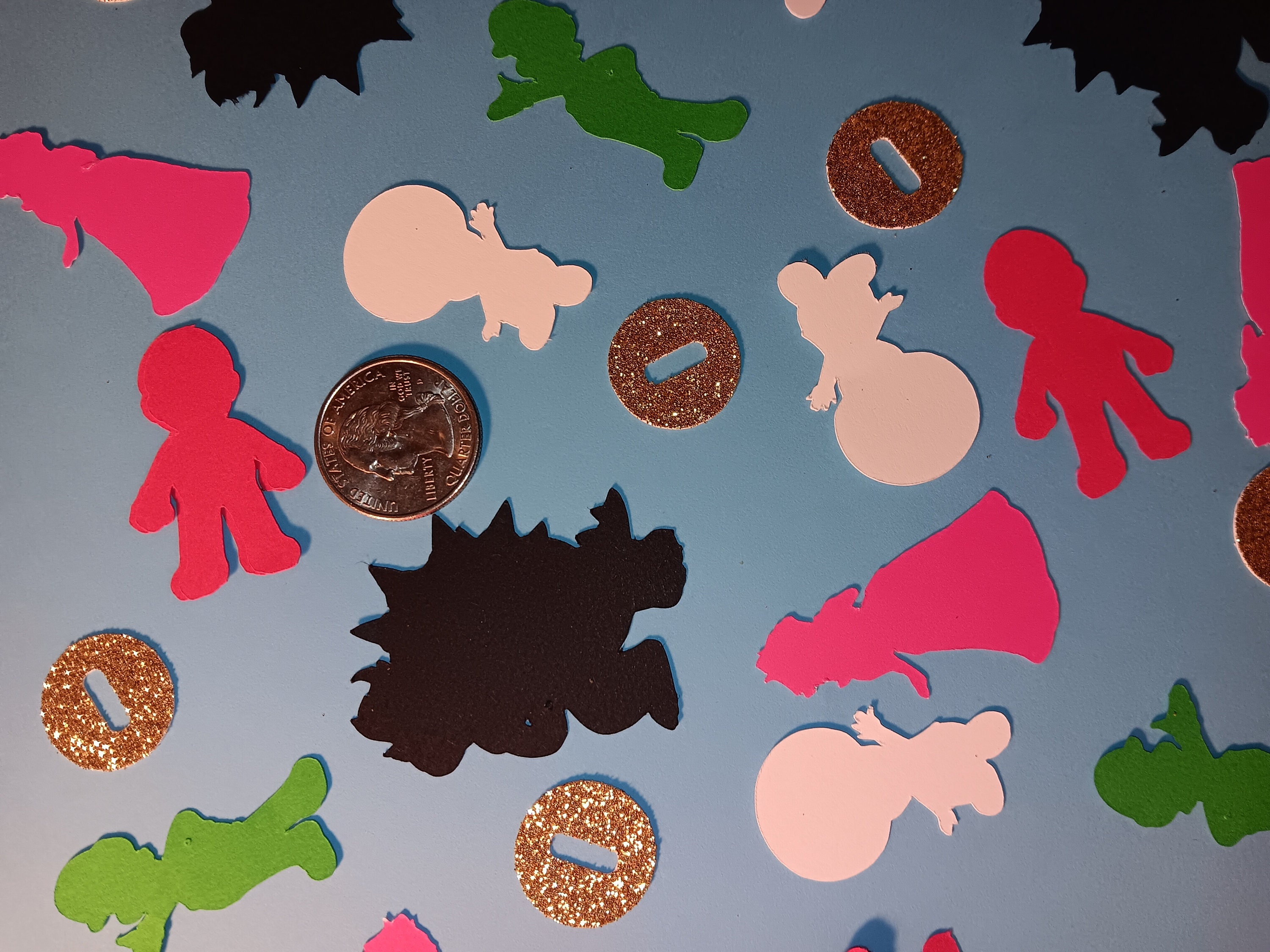 Mario Party Confetti/ Mario Party Table Decoration/free Shipping - Etsy