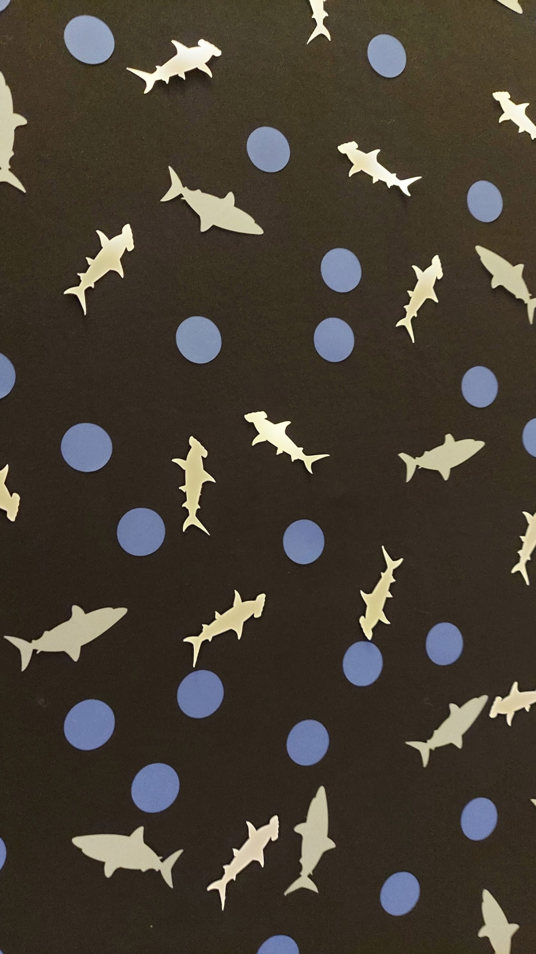 Shark Table Confetti/ Shark Birthday Party/ Shark Baby Shower - Etsy