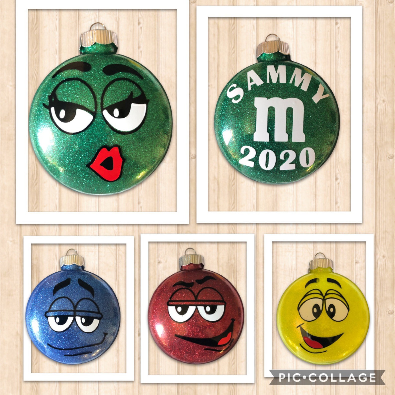 Personalized Ornaments M&ms - Etsy