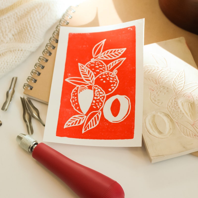 Lino Print - Etsy