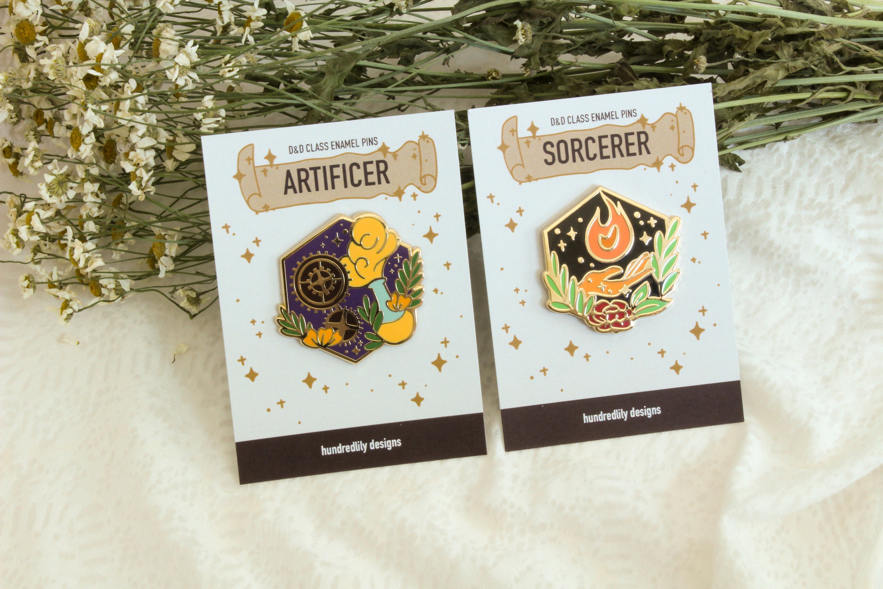 Dnd 5E Character Building Class Hard Enamel Pins | Etsy