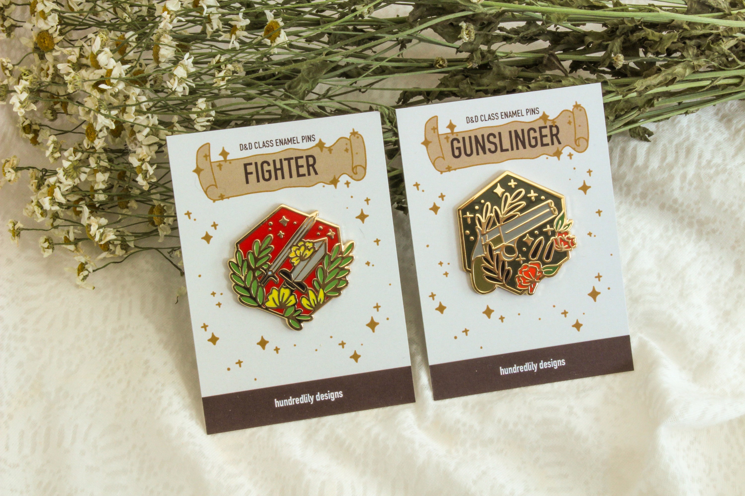 Dnd 5E Character Building Class Hard Enamel Pins | Etsy