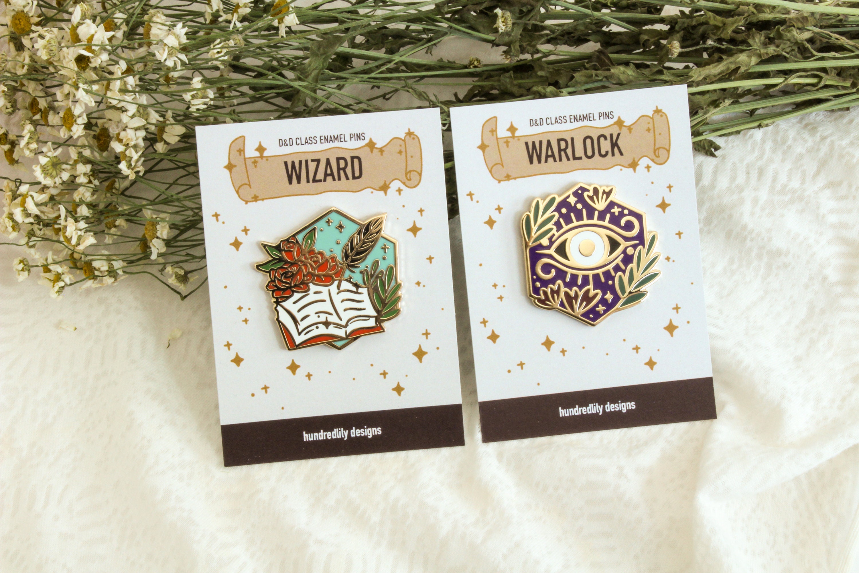 Dnd 5E Character Building Class Hard Enamel Pins | Etsy