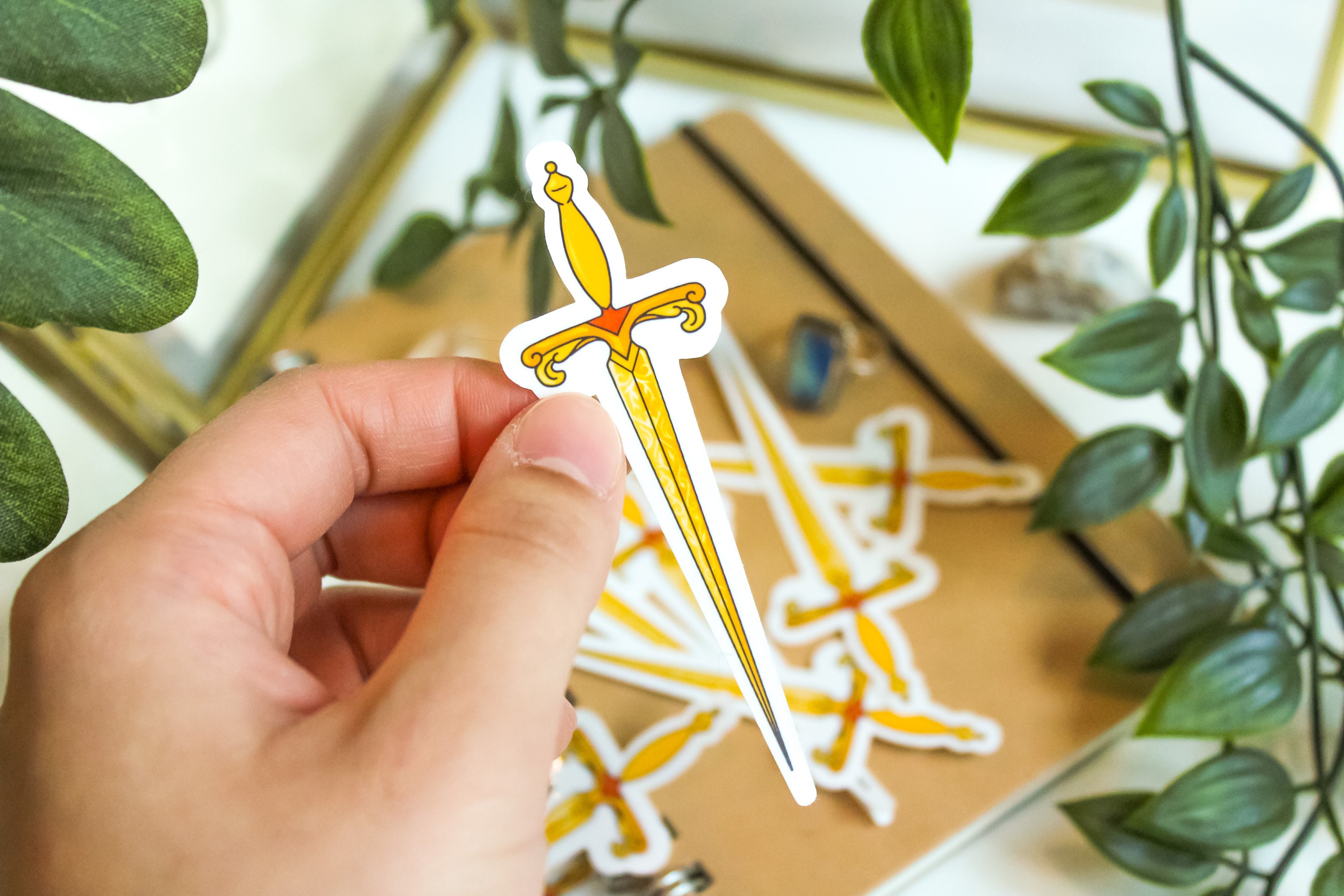 Golden Dagger Sticker Dark Academia Aesthetic Light - Etsy UK