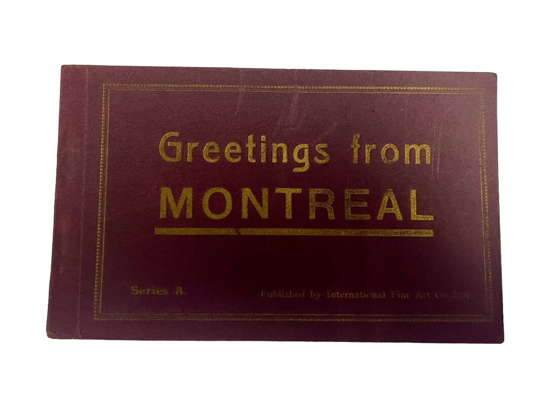 Vintage Montreal Postcards - Etsy