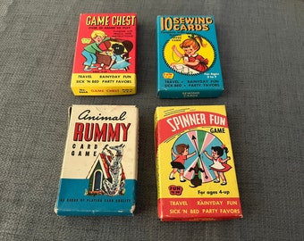 Vintage Childrens Card Games - Etsy
