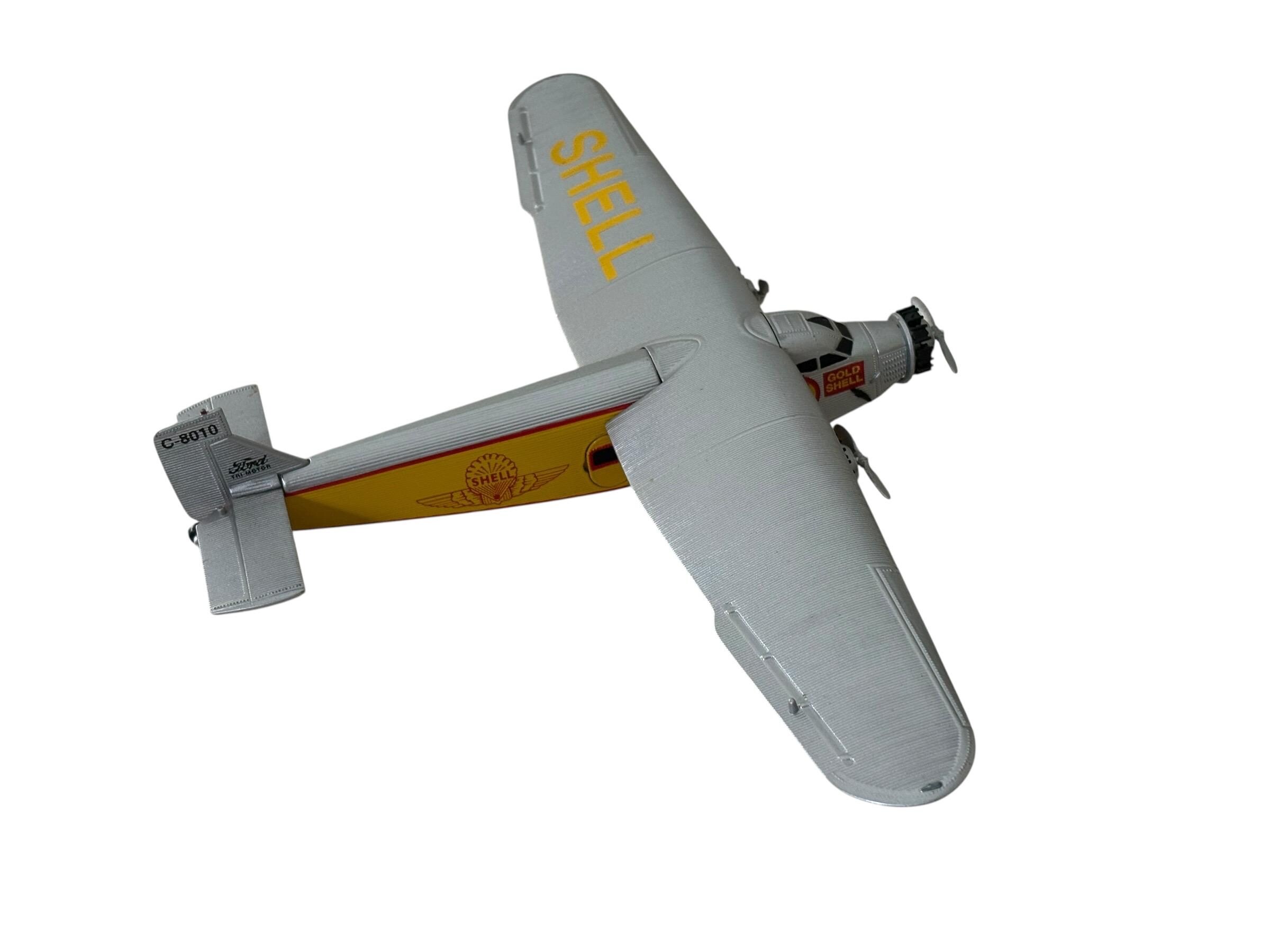 Vintage Shell Oil Airplane - Etsy