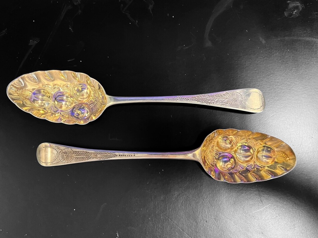 Antique English Berry Spoons - Etsy