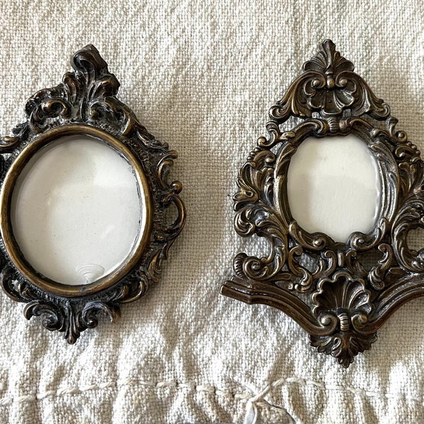 Tiny Antique Picture Frames - Etsy