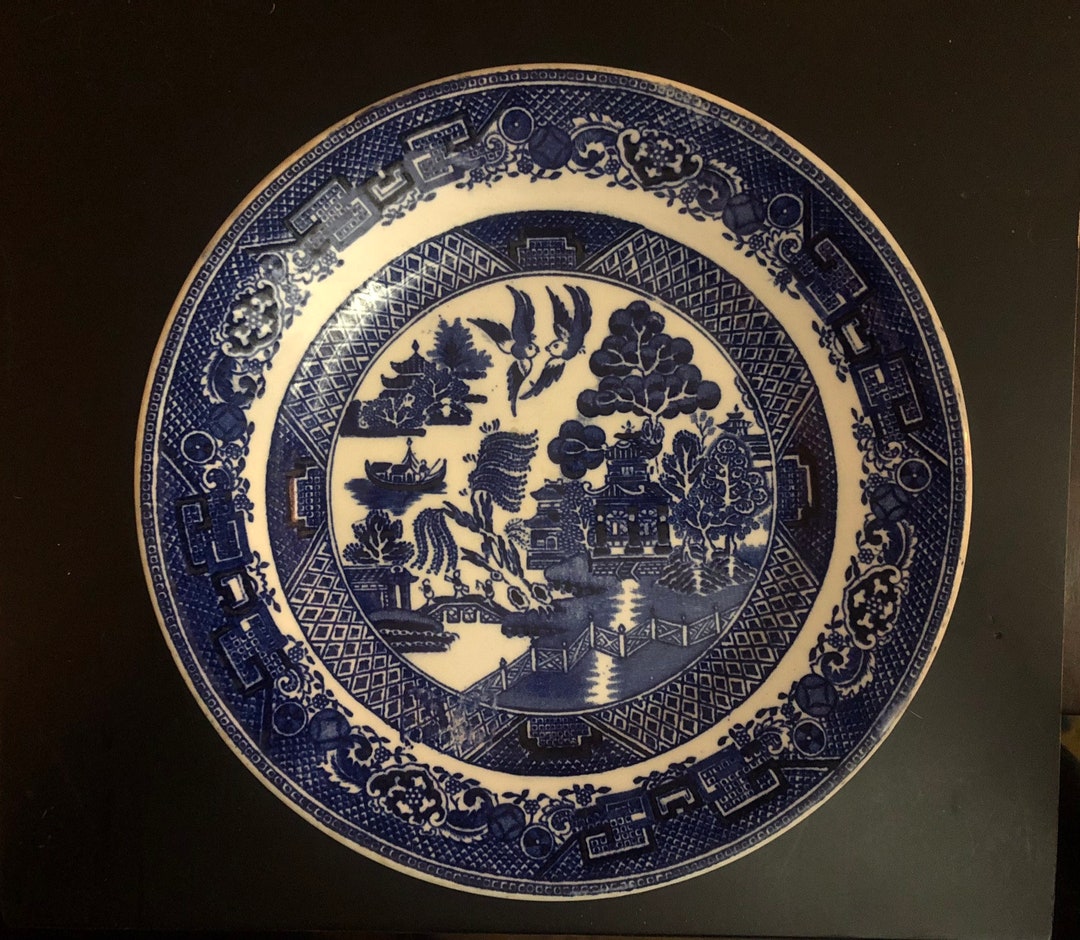 Blue Willow Plate - Etsy