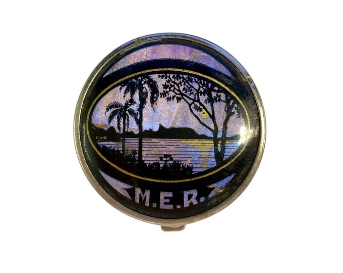 Vintage Powder Compact - Etsy