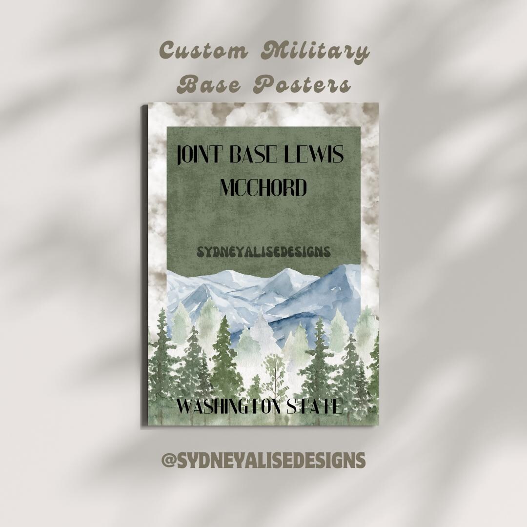 Custom Military Base Poster – Unique Artwork Featuring Cultural ...