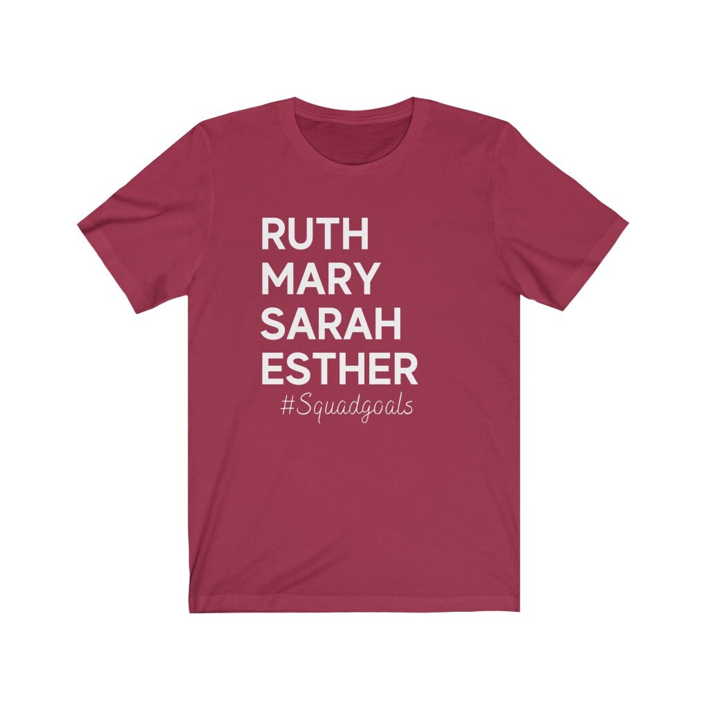 Ruth Mary Sarah Esther Squad Goals Women of the Bible - Etsy UK