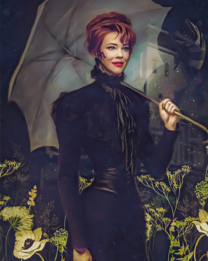 Delia Deetz Beetlejuice Oil Painting Catherine Ohara - Etsy