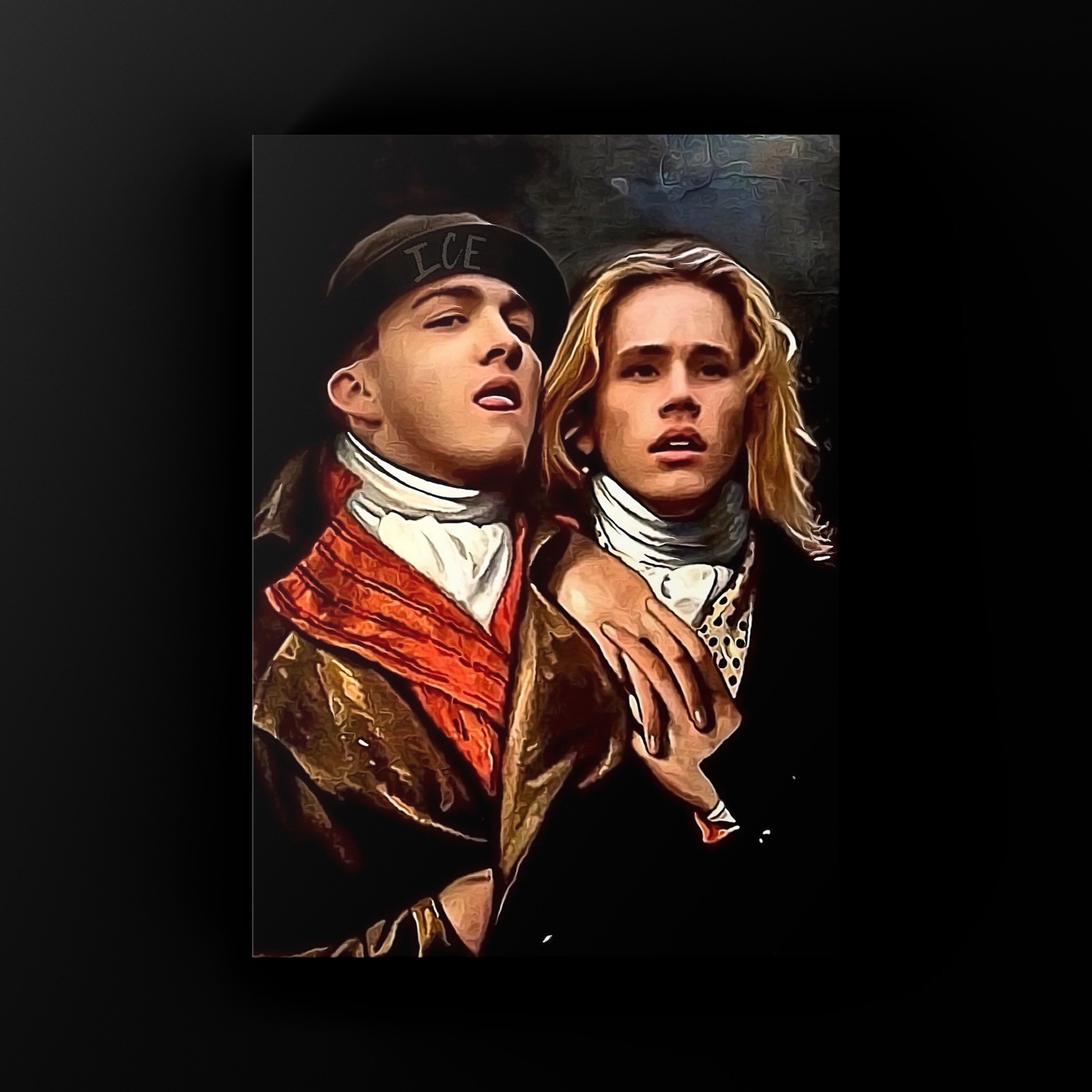 Jay and Ice Hocus Pocus Oil Painting Vintage Altered - Etsy