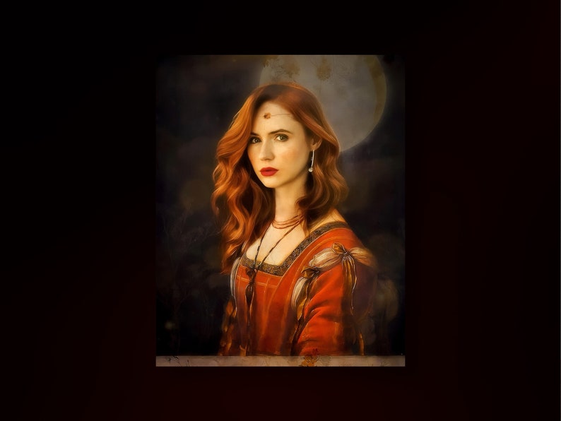 Amy Pond - Doctor Who Art Print: Renaissance Floral Collage - Not AI - Etsy