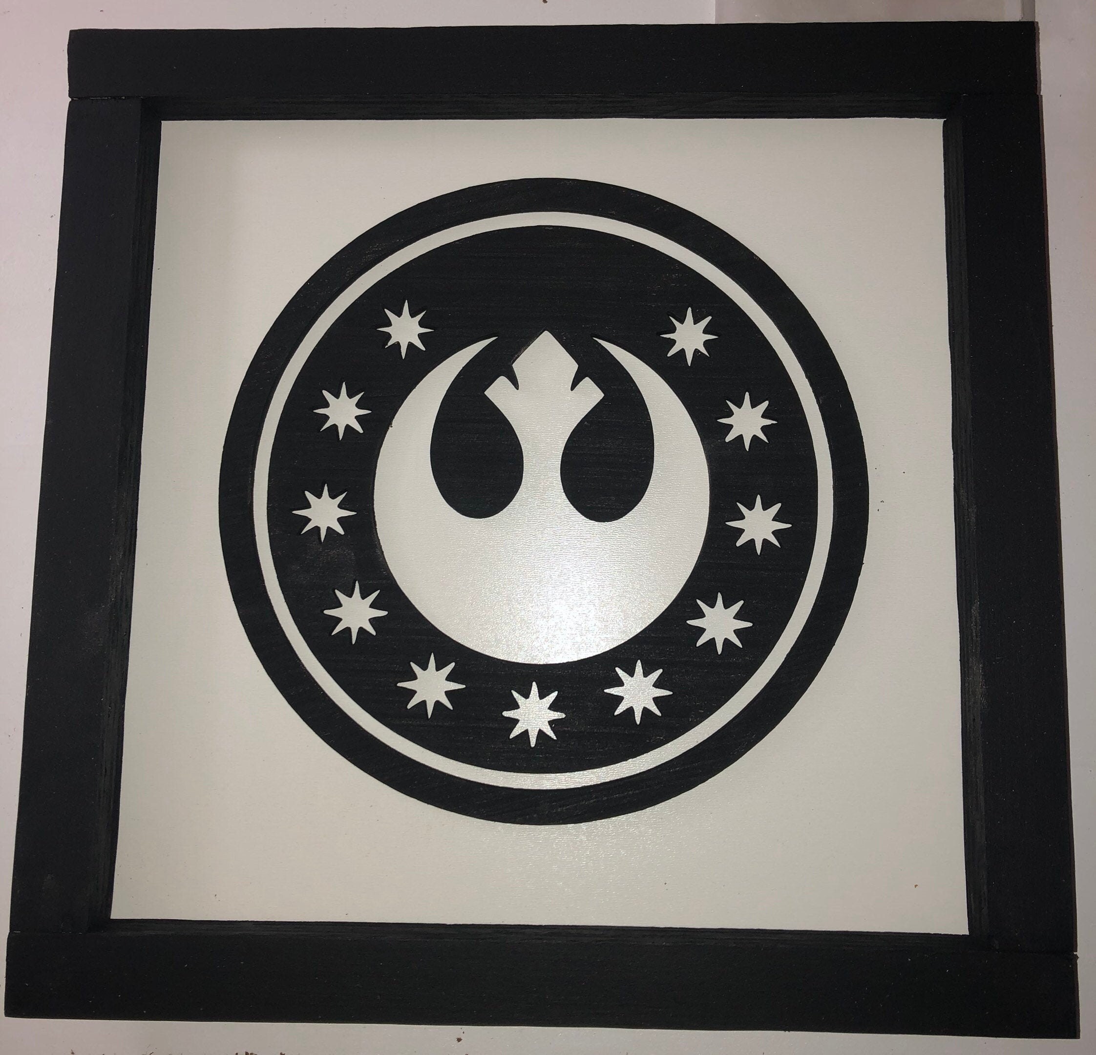 Star Wars Logo Wall Signs | Etsy