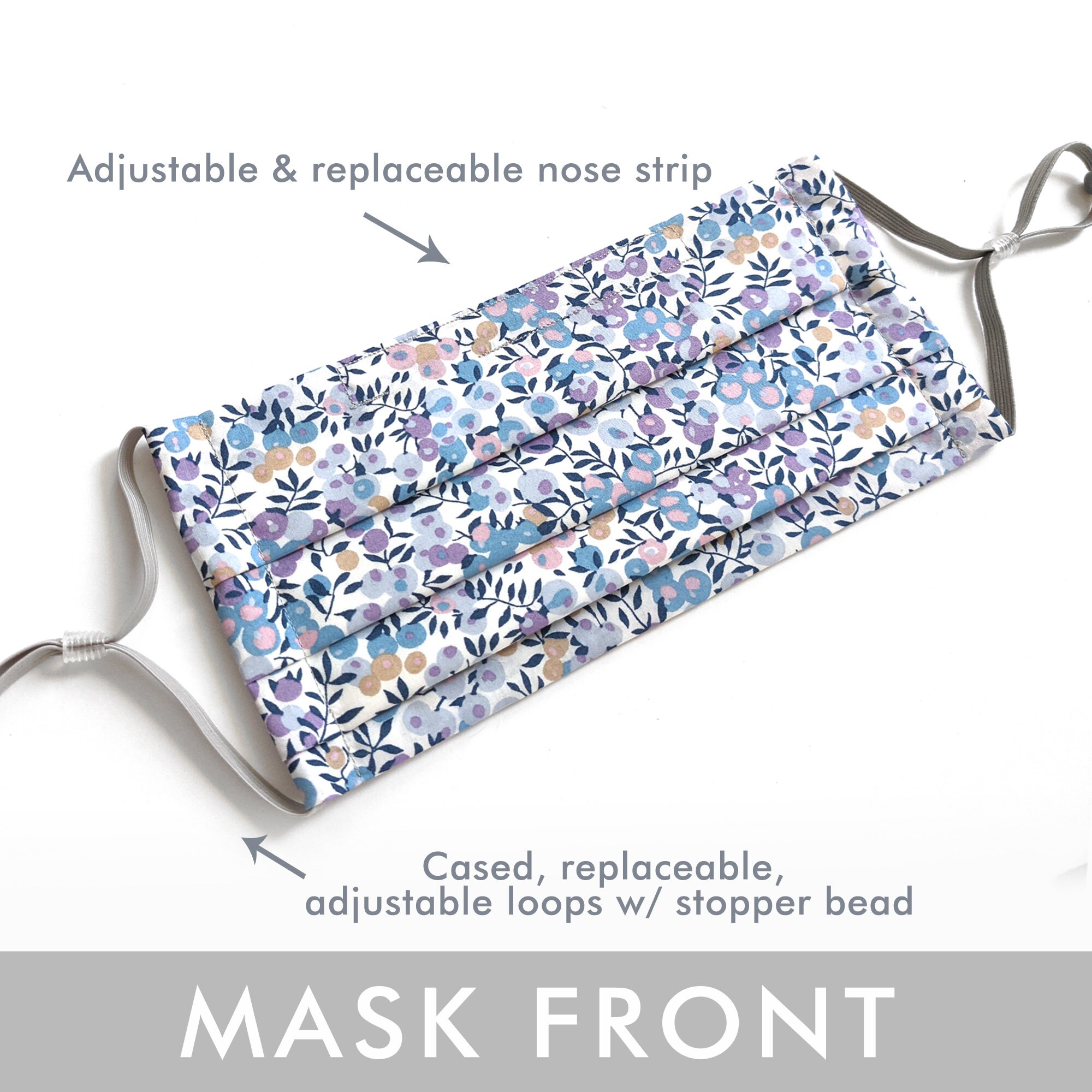 Liberty of London Face Mask Wiltshire E Purple | Etsy